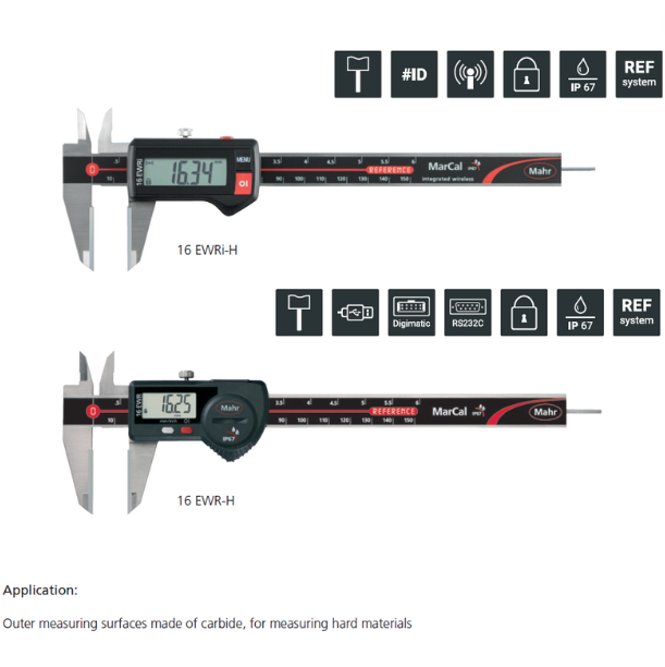 MarCal 16 EWRi-C/ 16 EWR-C | Digital Caliper for Special Applications ...