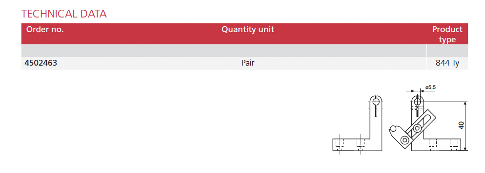 Multimar 844 Ty | Holder for Measuring Rollers - Besmic Optic Industry
