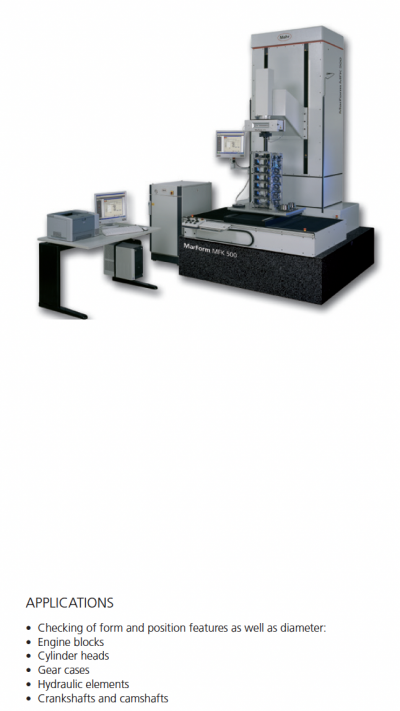 MarForm MFU 100 | Reference Form Measuring Station - Besmic Optic Industry