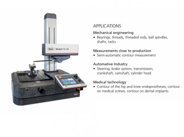 MarSurf CD 140 / CD 280 | Contour Measuring Station - Besmic Optic Industry