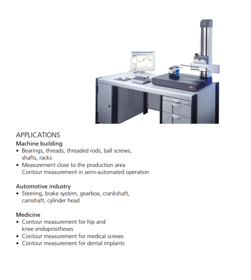 MarSurf XC 2 with CD 120 | Contour Measuring Station - Besmic Optic ...