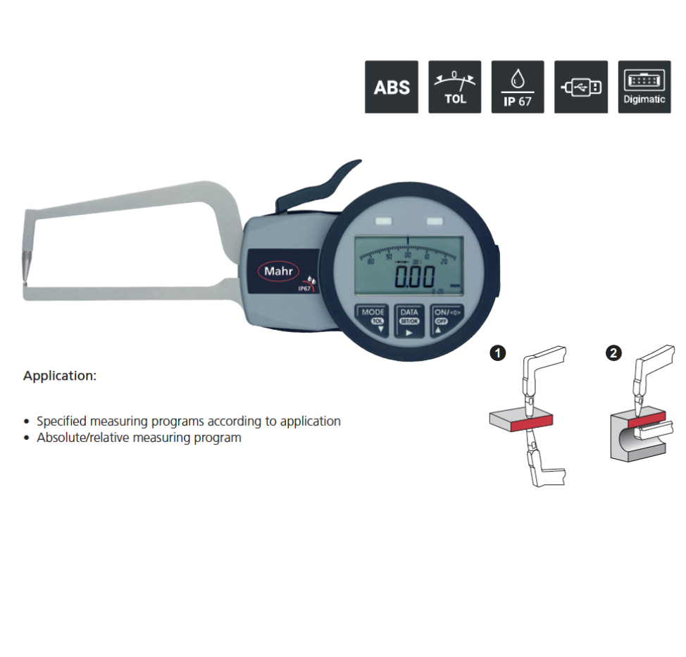 MaraMeter 838 EA | Electronic Gage for External Measurement - Besmic ...