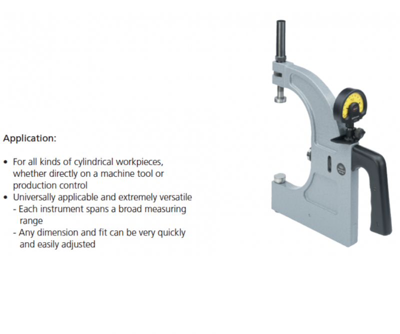 MaraMeter 840 FS | Indicating Snap Gage - Besmic Optic Industry