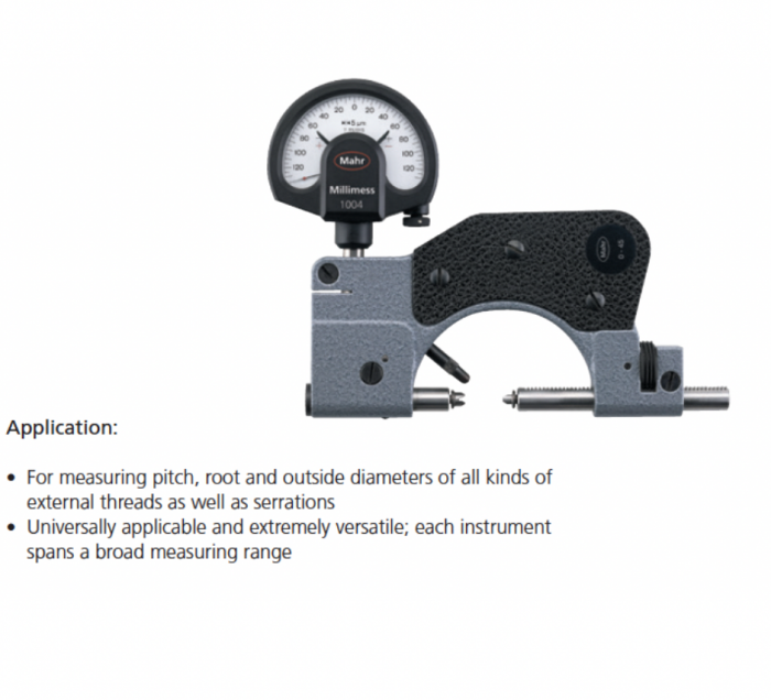 MaraMeter 838 TAZ | Gage for External Measurement - Besmic Optic Industry