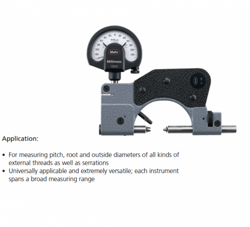 MaraMeter XLI– 22P– 20 | Portable Thickness Gages - Besmic Optic Industry