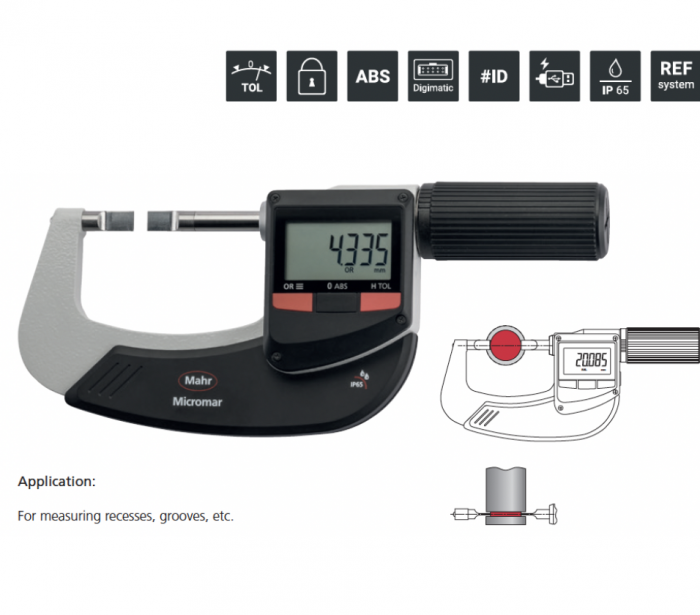 Micromar 40 EWR-S | Digital Micrometer - Besmic Optic Industry