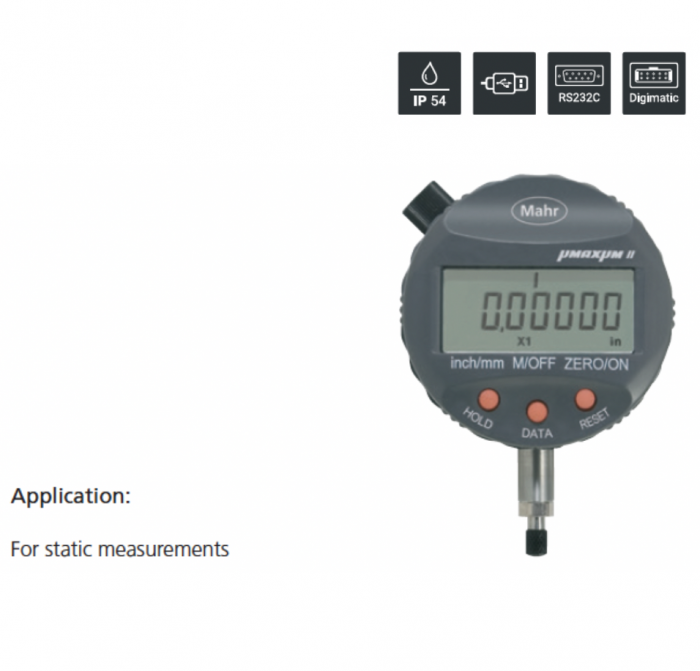 Millimess μMaxμm II | Inductive Digital Comparator - Besmic Optic Industry